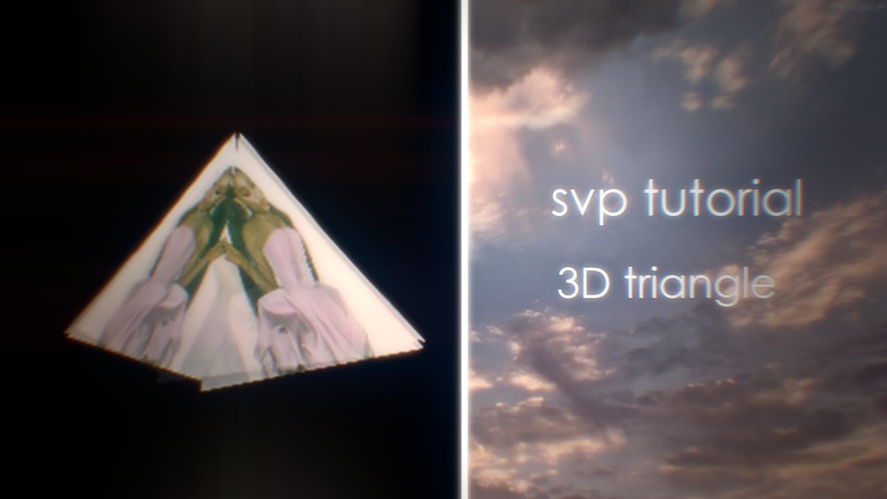 Sony Vegas Tutorials // 3D Triangle - YouTube