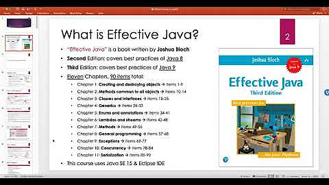 Effective Java in depth - YouTube