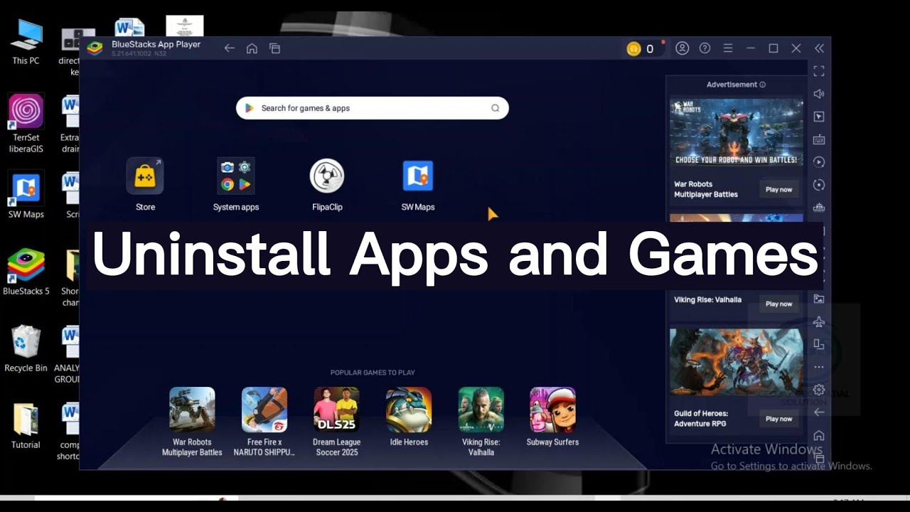 How to Completely Uninstall, Delete App or Games from BlueStacks 5 ...