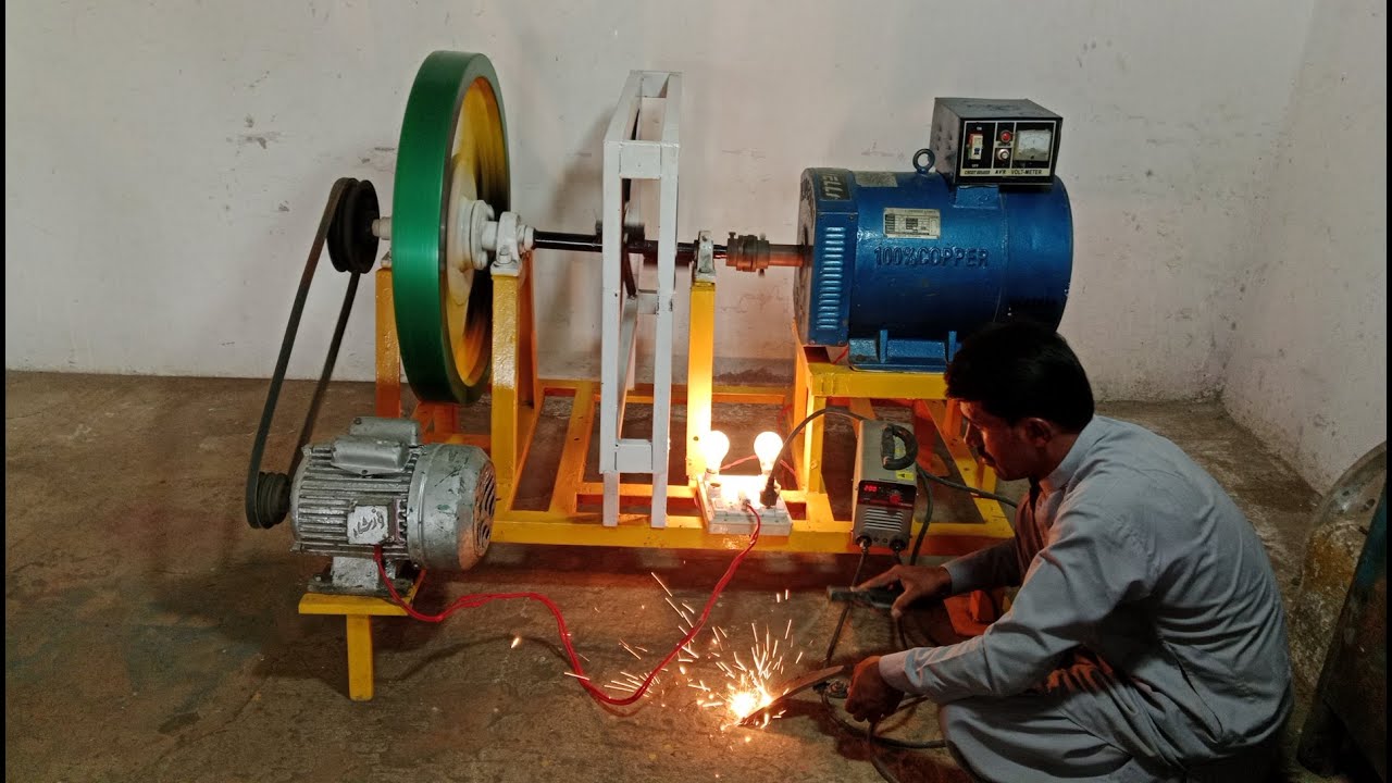 Flywheel Free Energy Spring Self Running Free Electricity Generator ...