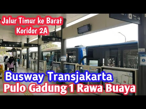 Busway Transjakarta Koridor 2A Pulo Gadung Rawa buaya #busway # ...