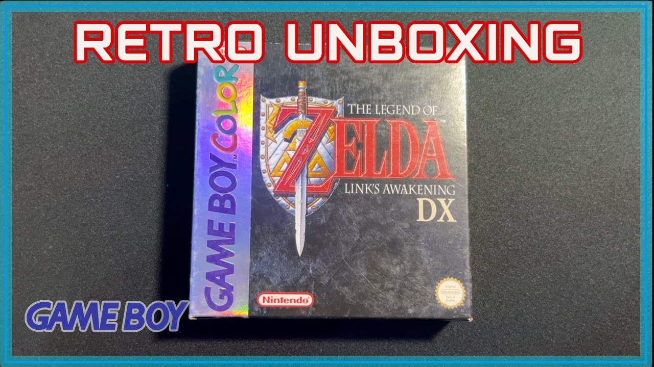Retro Unboxing - The Legend of Zelda: Link's Awakening - Game Boy - YouTube