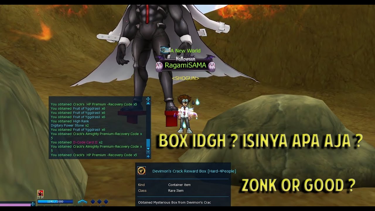 OPEN BOX IDGH (INFINITE DUNGEON HARD) - DIGIMON MASTERS ONLINE - YouTube