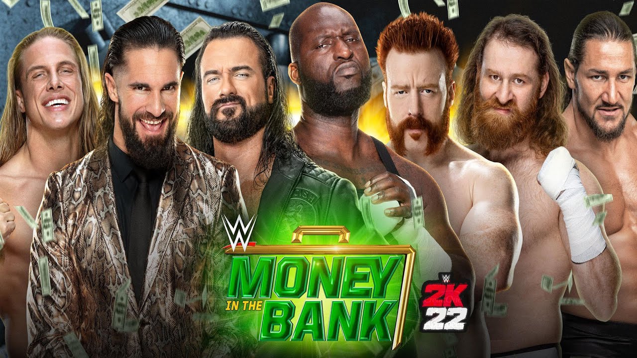 WWE Men's MITB Ladder Match 2022 FULL MATCH!!! WWE MITB Match ...