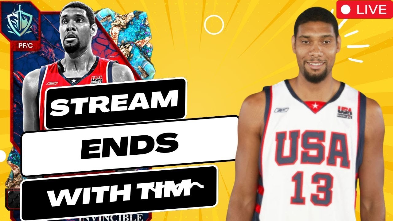 Livestream Challenge: Get Invincible Tim Duncan - NBA 2K24 MyTeam - YouTube