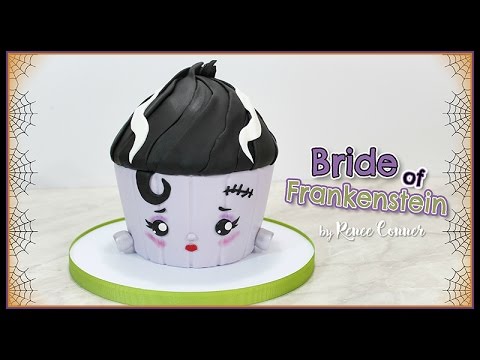 Bride of Frankie Giant Cupcake | Renee Conner - YouTube