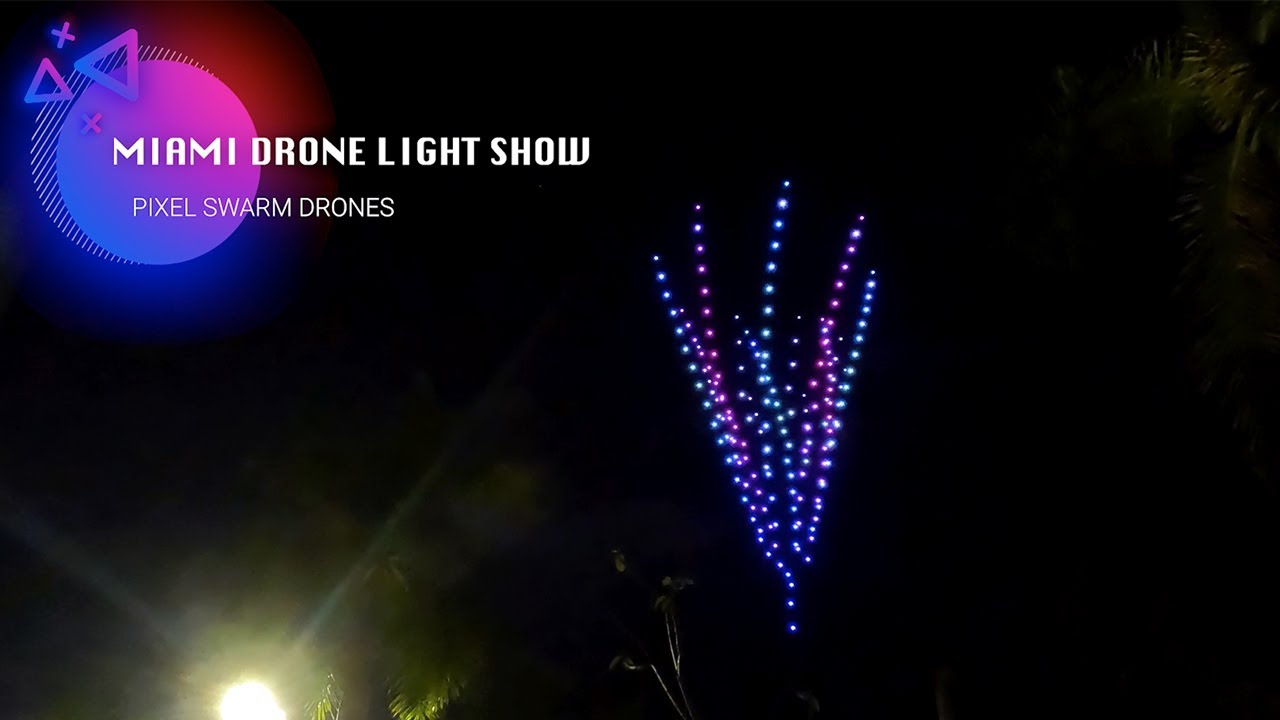Miami Drone Lights Show - YouTube