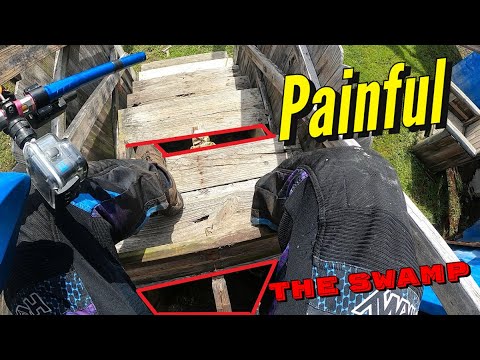 Paintball Injury! Can you surrender Please? The Swamp paintball! - YouTube