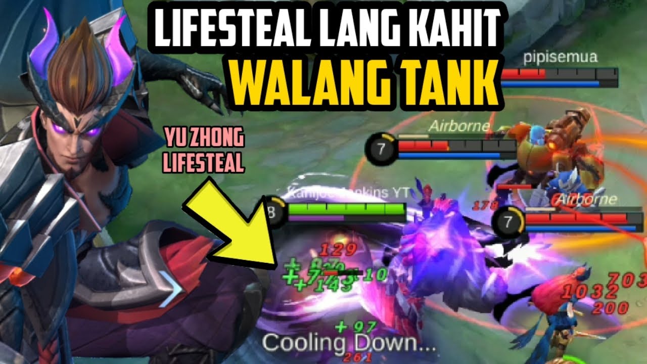SA LAKAS LANG NG SPELLVAMP NI YU ZHONG, PWEDE NG PANG TANK | MLBB - YouTube