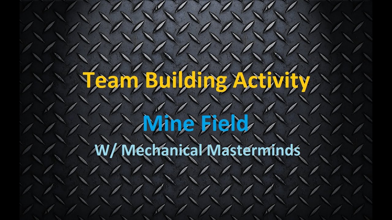 Team Building Mine Field - YouTube
