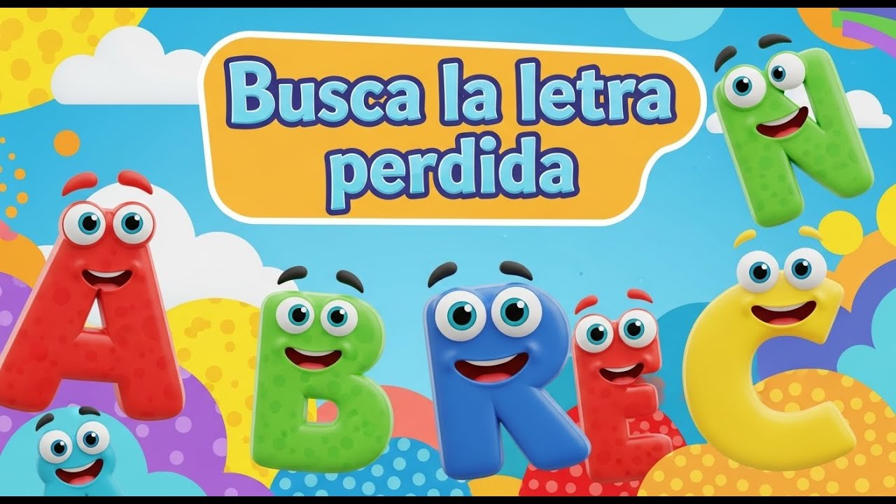 Aprende el abecedario jugando | ¿Qué letra falta? 🔤 Busca la letra ...