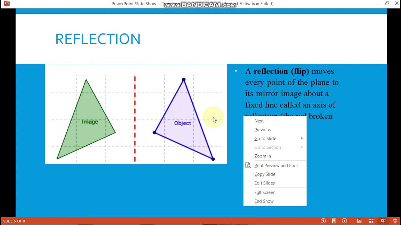 Transformations Isometries - YouTube
