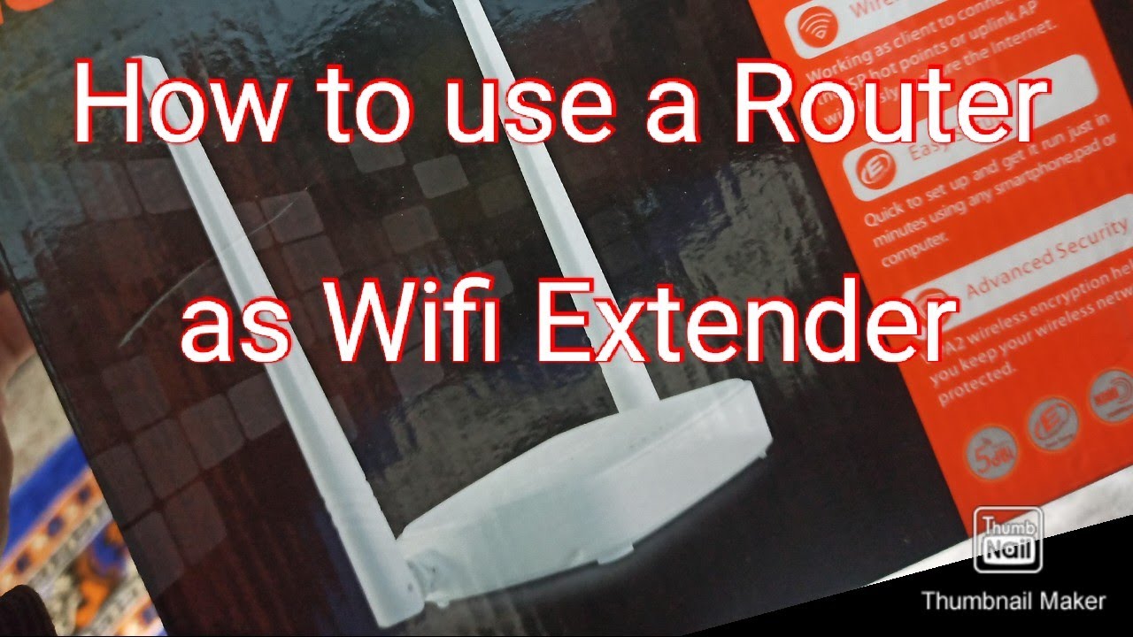 How to use a router as repeater/Wifi Extender (tenda n301) hindi ...
