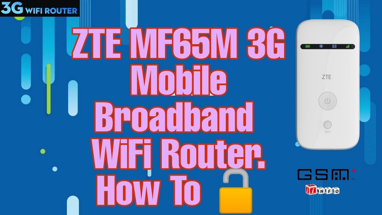 HOW TO FREE UNLOCKED 🔓 ZTE MF65M 3G Orange Mobile Broadband WiFi Router ...