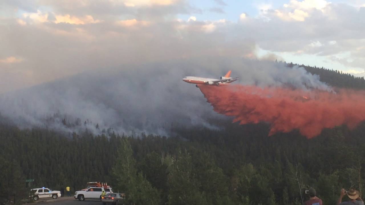 Forest fire - Cold Springs fire - YouTube