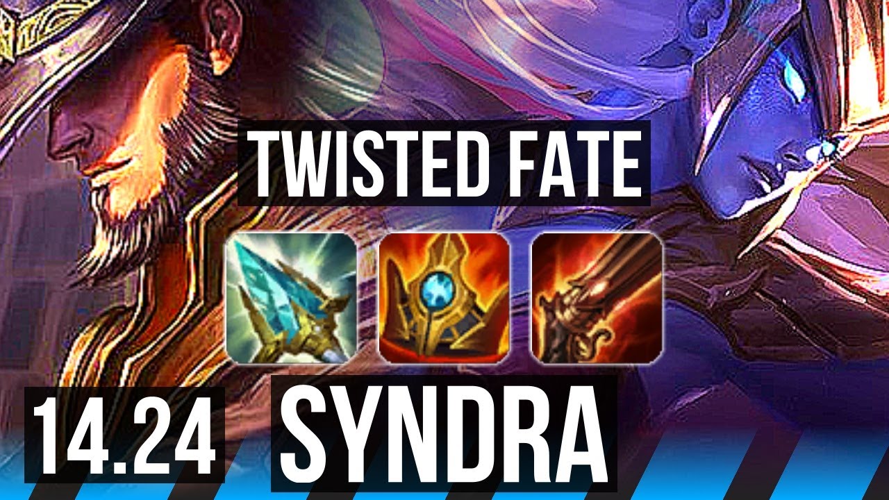 TWISTED FATE vs SYNDRA (MID) | KR Diamond | 14.24 - YouTube
