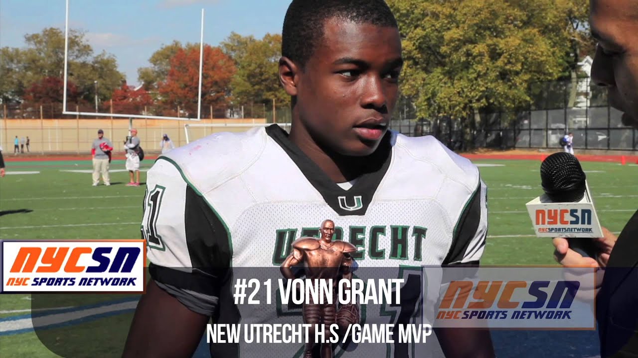 New Utrecht v Midwood - NYC HS Football PSAL League - YouTube