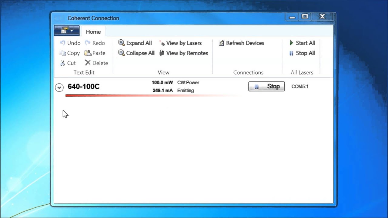 Coherent | OBIS Laser Demo: Continuous Wave (CW) Modulation - YouTube