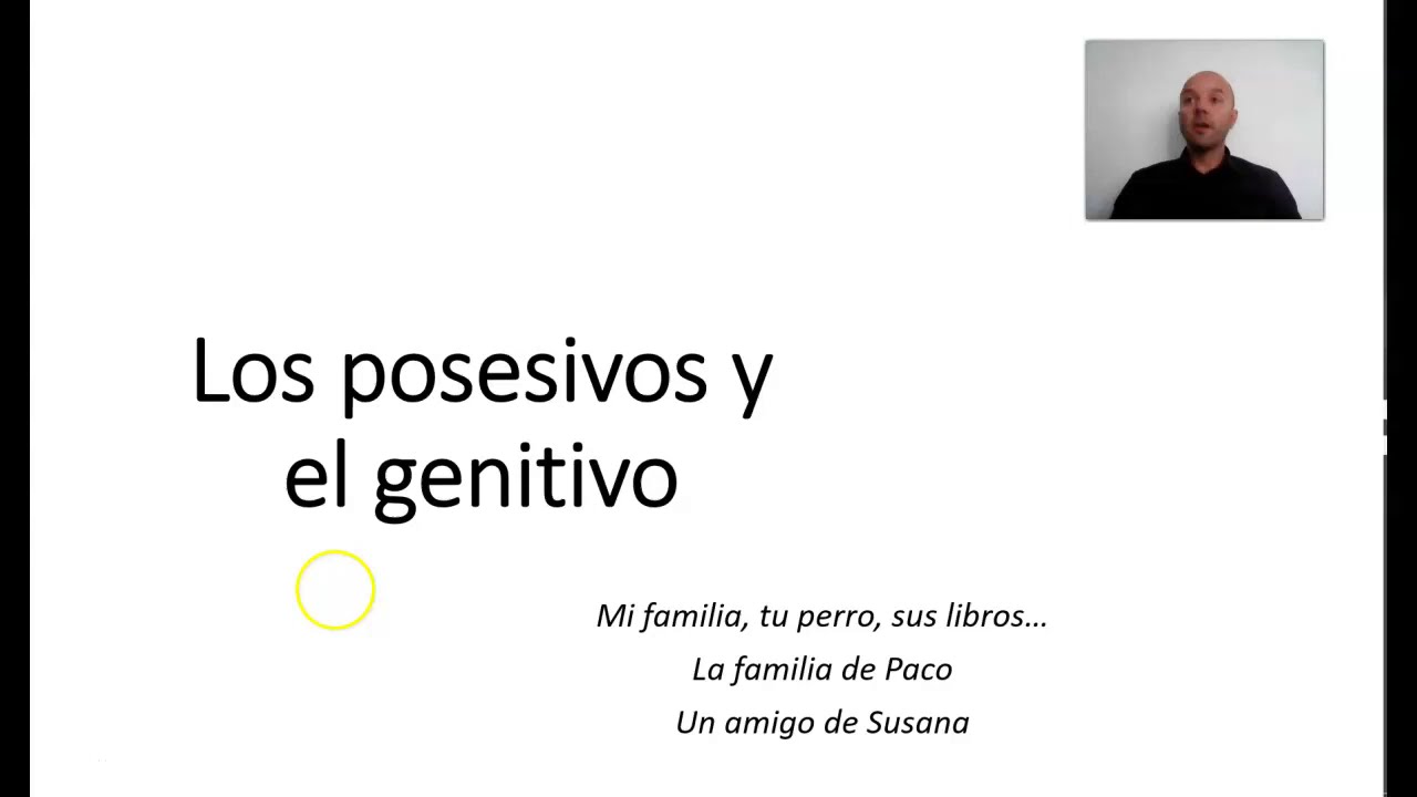 Los posesivos y el genitivo - YouTube