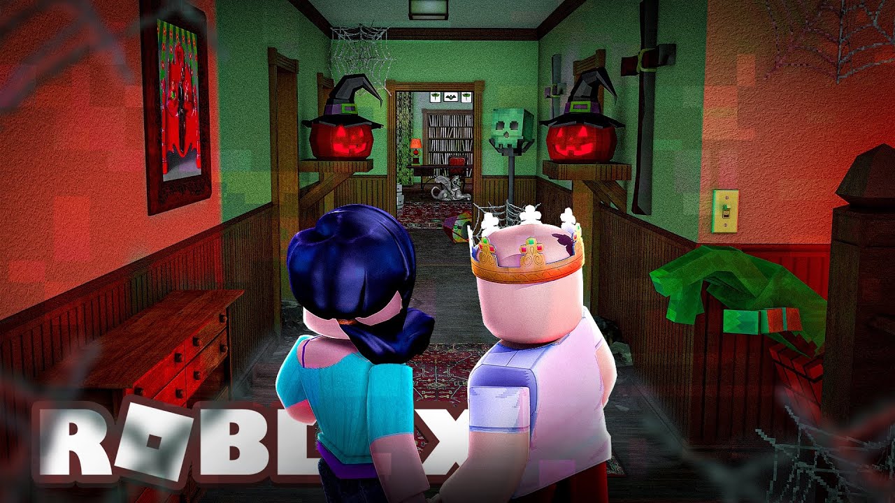 SAVE US from this HAUNTED HOUSE in ROBLOX - YouTube