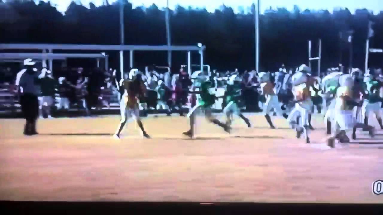 Minnie ruffin football derrick dorsey catches screen pass v - YouTube