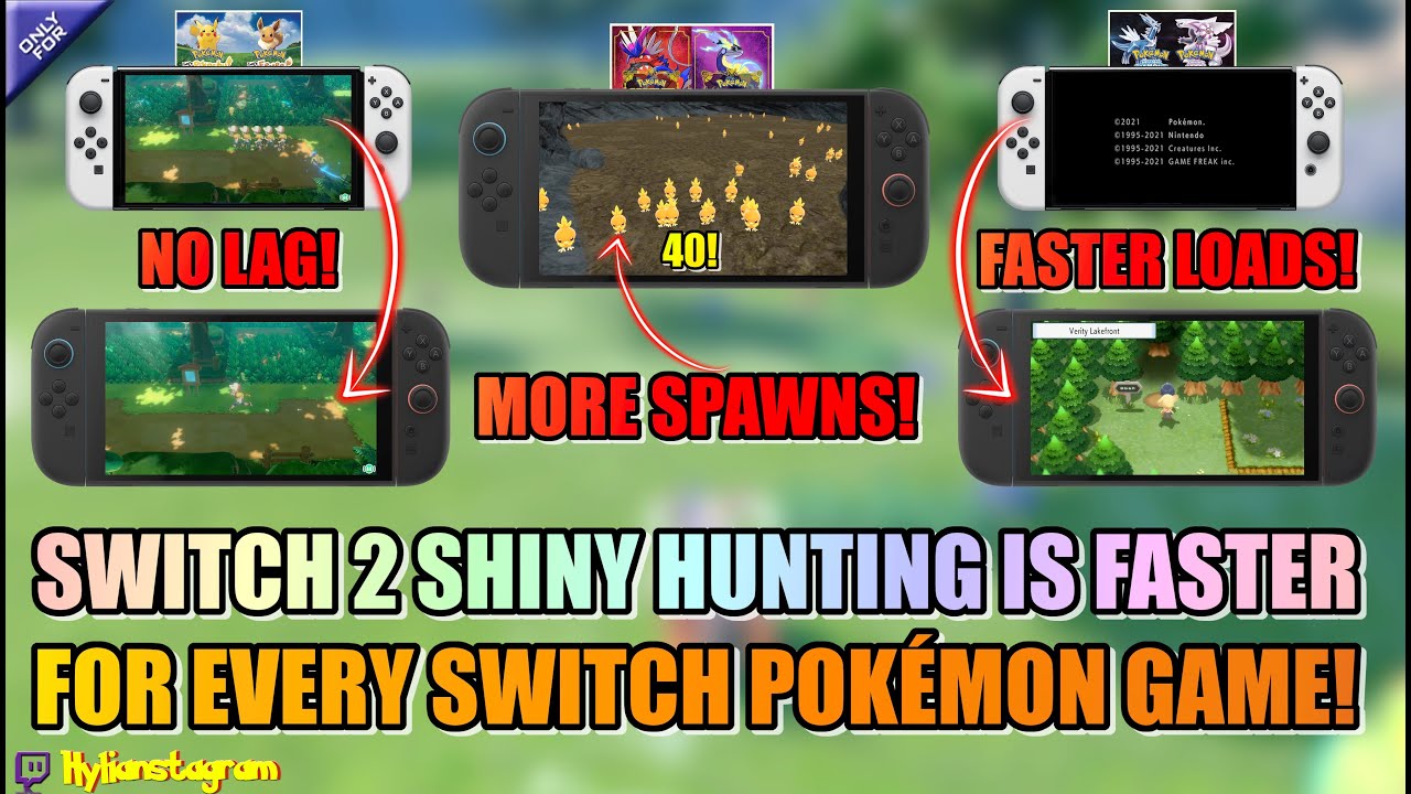 Shiny Hunting On Nintendo Switch 2 Is Faster For EVERY Switch Pokémon ...