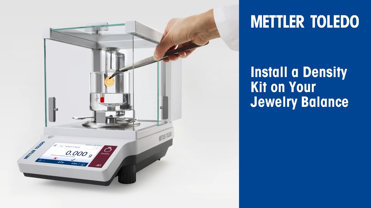 How to Install a New Density Kit on Your Jewelry Balance - YouTube