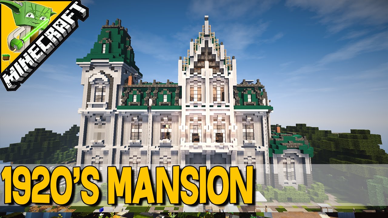 1920's Mansion - minecraft – Keralis Inspiration Series - YouTube