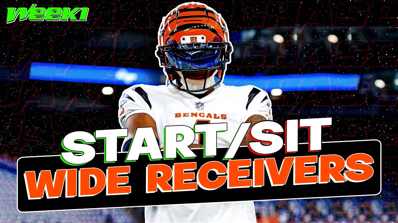 Week 1 Wide Receivers to START and SIT! (every matchup) - YouTube