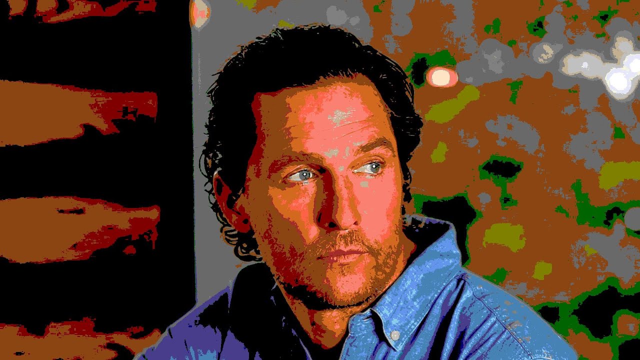 Animated Matthew McConaughey Incredible Time Lapse - YouTube