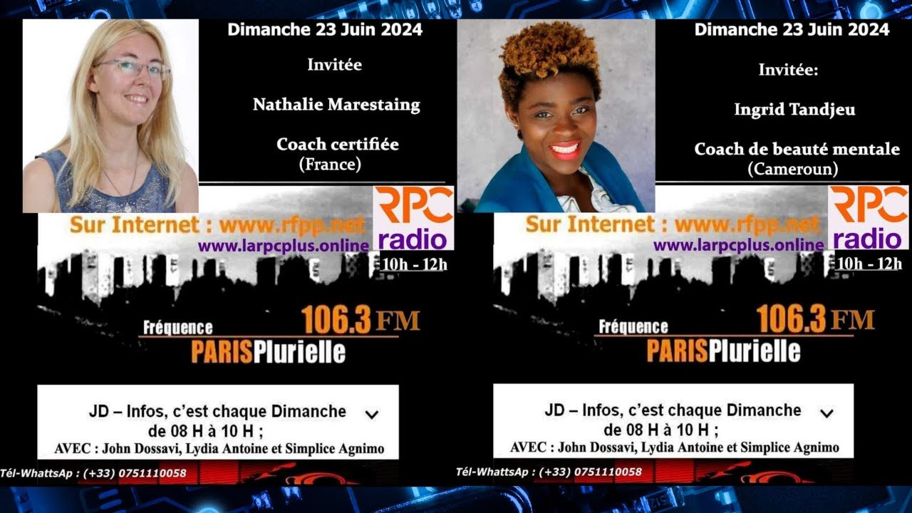 Spécial coaching ! Emission Le JD info - dimanche 23 juin 2024 par RPC ...