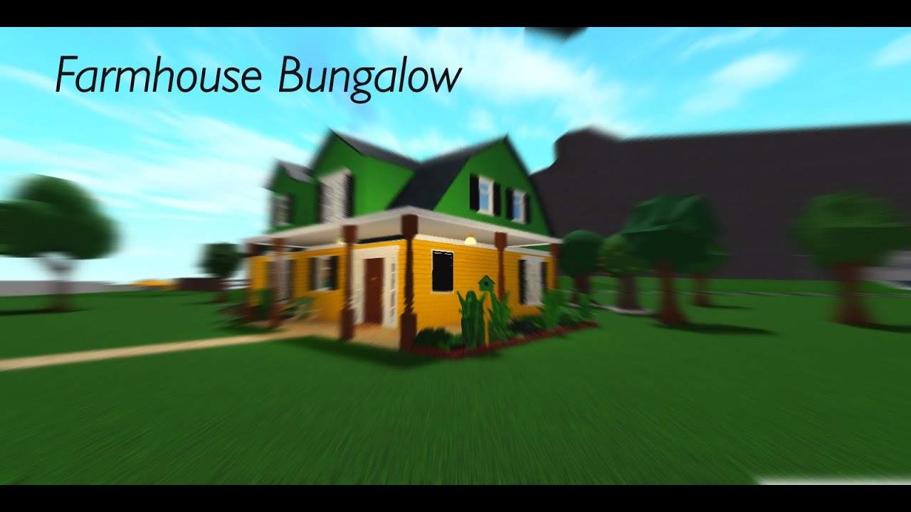 Farmhouse Bungalow (Roblox Bloxburg) - YouTube