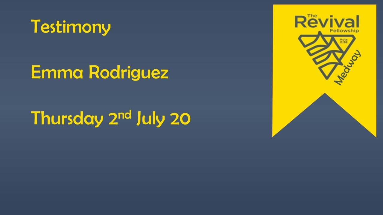 Testimony - Emma Rodriguez - Wednesday 01.07.2020 - YouTube