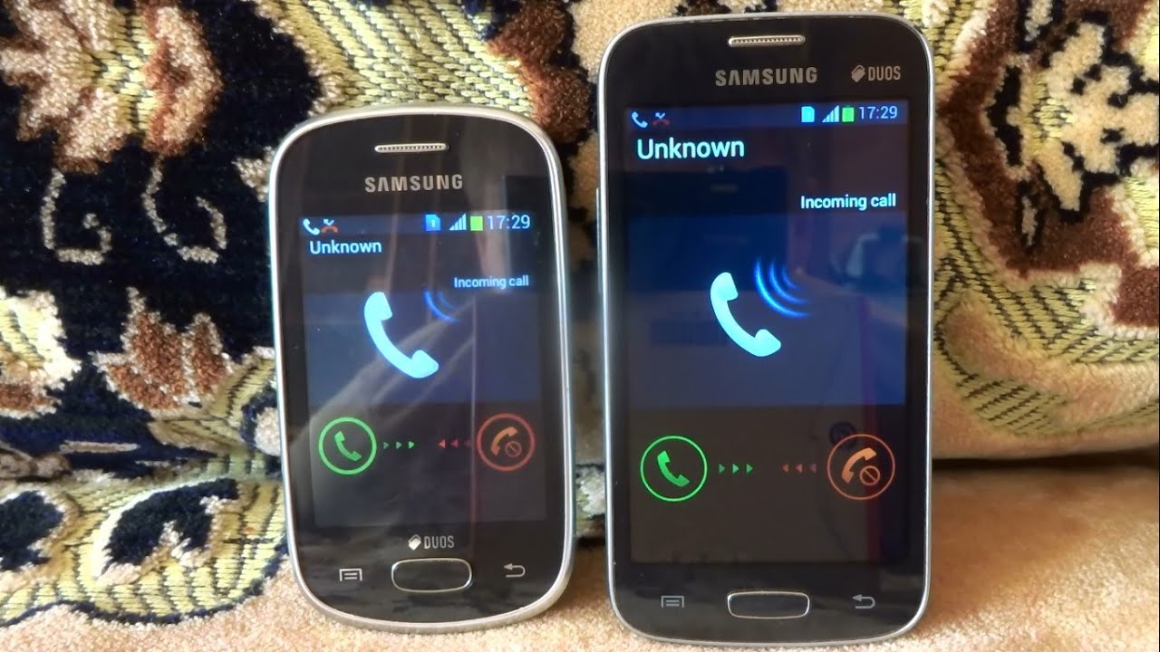 Samsung Galaxy Star & Star Plus Incoming Calls - YouTube