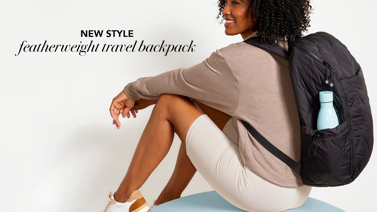 NEW COLLECTION FIRST LOOK: Featherweight Travel Backpack - YouTube