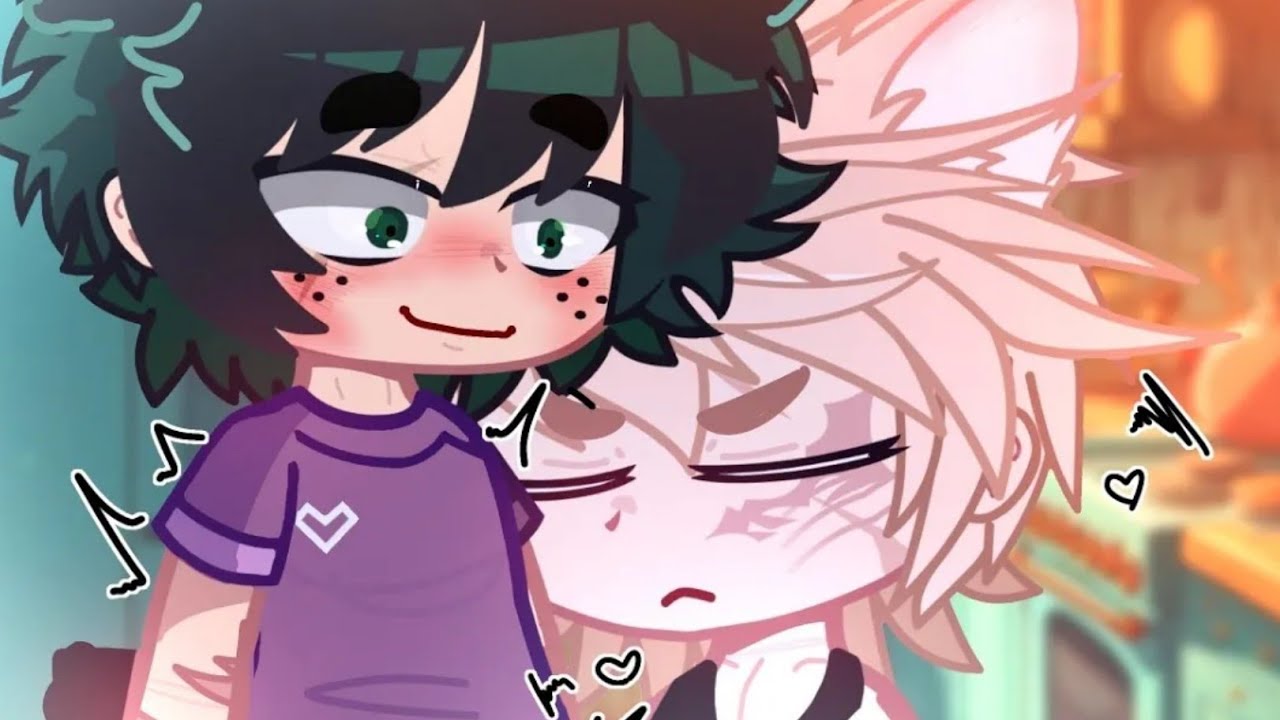 BakuCat and Deku Bear!! | BKDK ANIMALS AU | - YouTube
