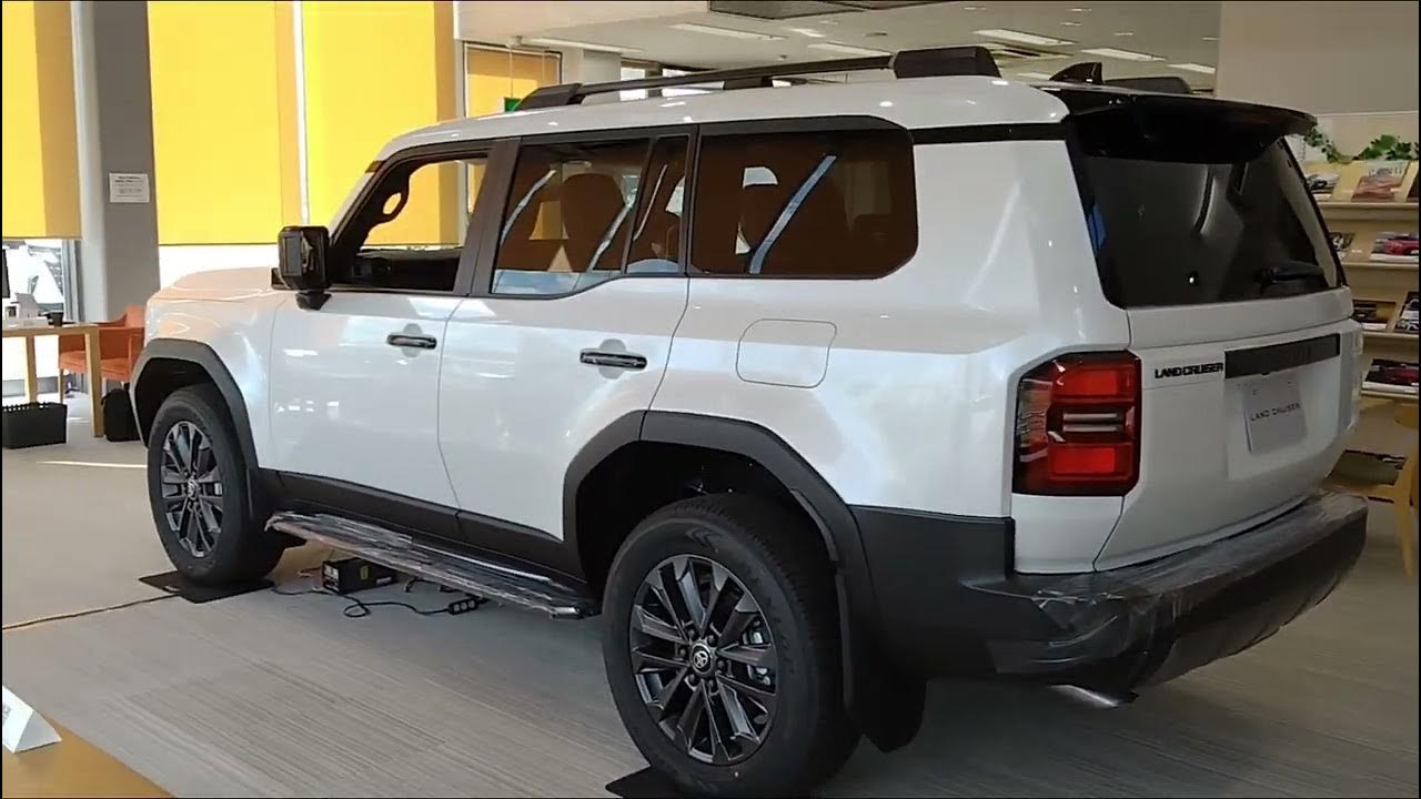 ランクル250 ZX ディーゼル パールホワイト 実車見てきました！ めちゃめちゃかっこいいッス☺ - YouTube