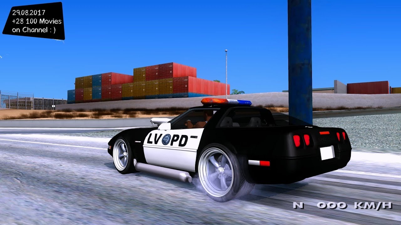 1996 Chevrolet Corvette C4 Police LVPD _REVIEW - YouTube