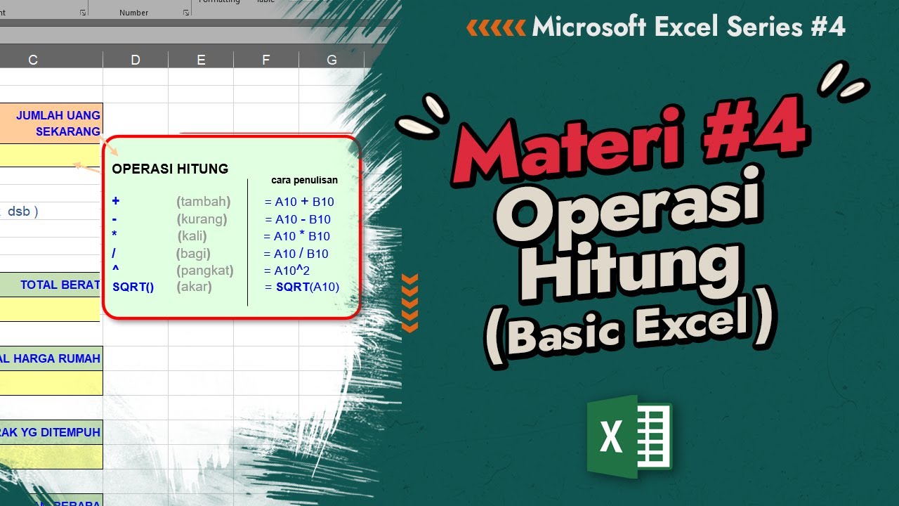 Rumus Hitung di Excel (+ File Latihan) - YouTube