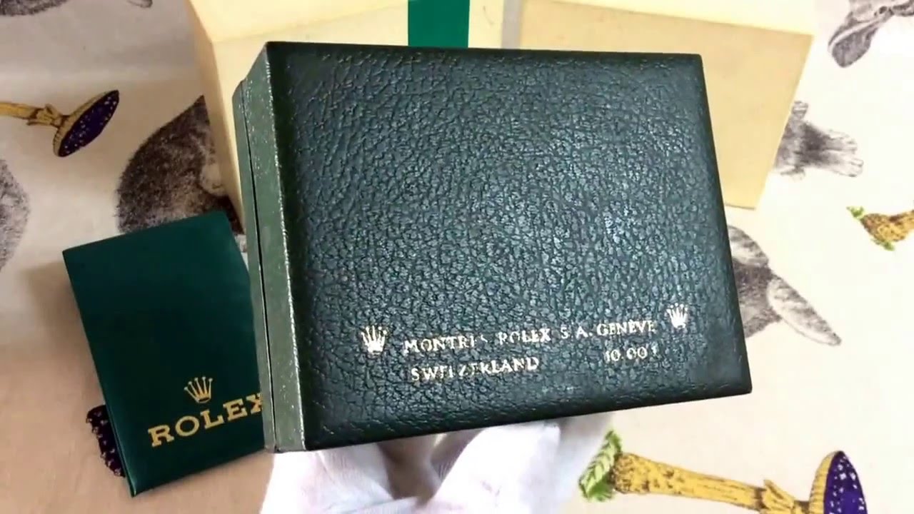 Vintage Rolex box for sale on my ebay - YouTube