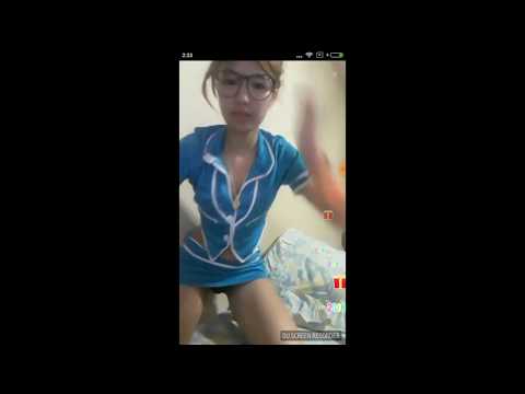 pramugari sexy beraksi dikamarnya