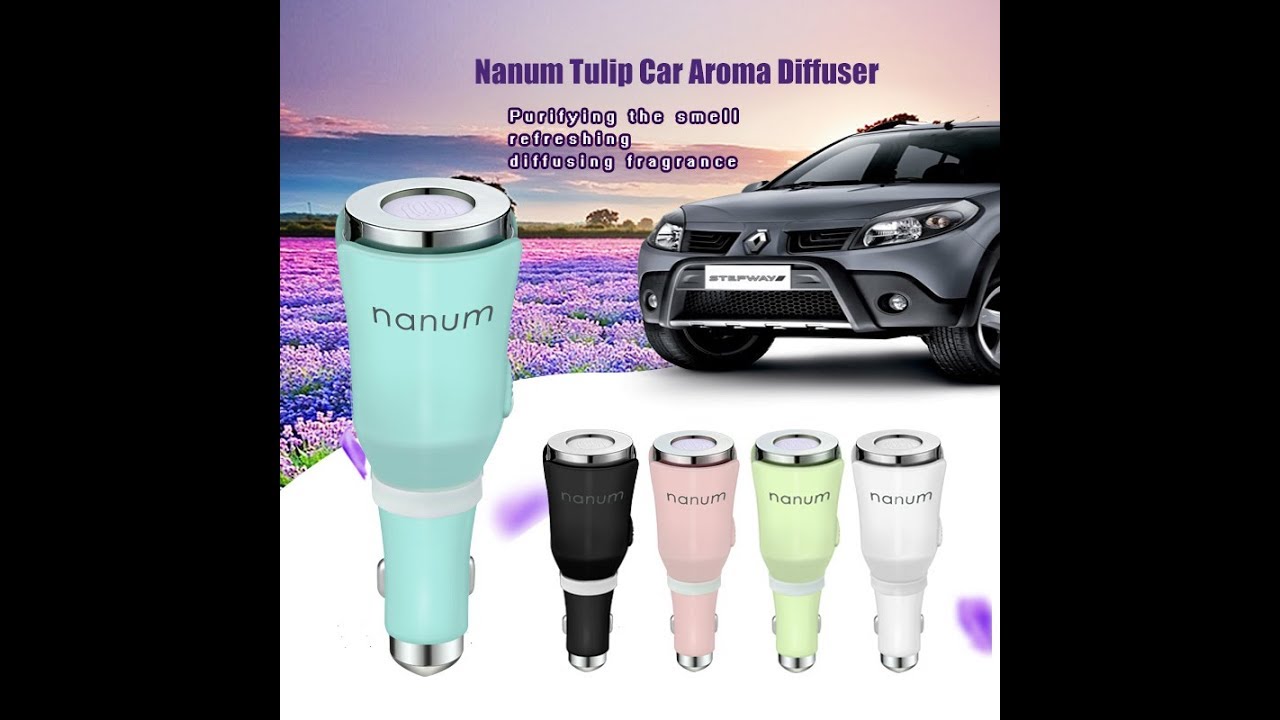 Nanum Tulip Car Aroma Diffuser - YouTube
