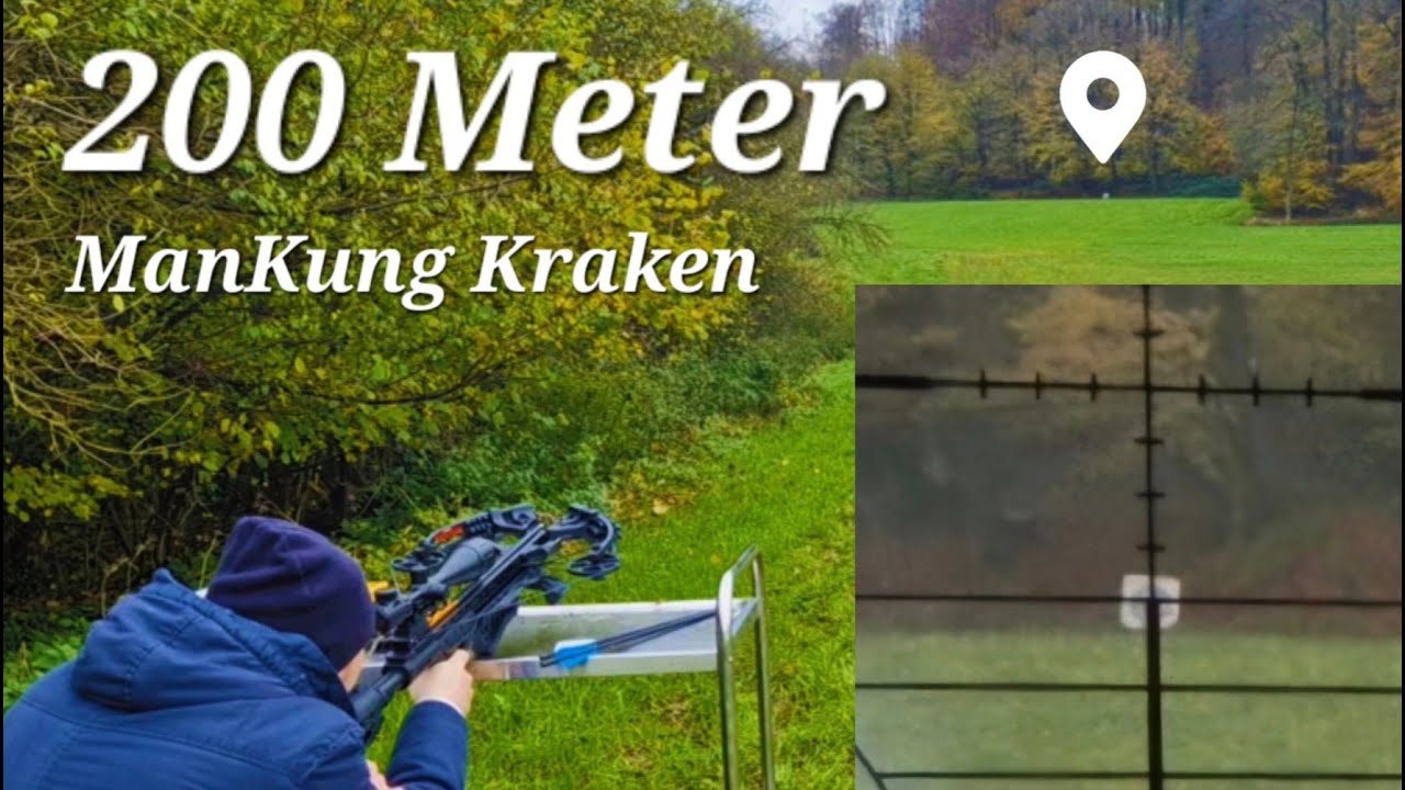 Weitschießen mit günstiger Armbrust - Teil 2 - YouTube