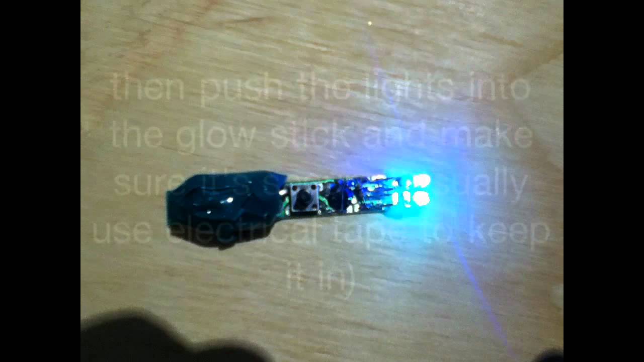 How to make LED glow sticks - FLARE - YouTube