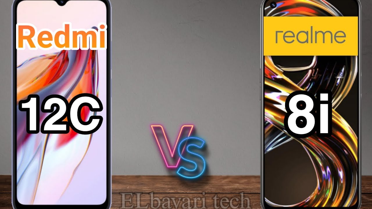 مقارنة بين Realme 8i vs Redmi 12C - YouTube