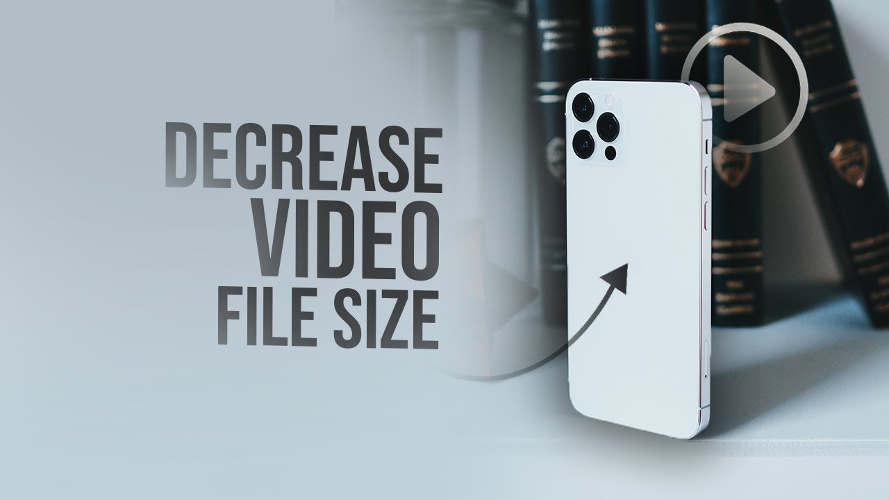 How to Decrease Video File Size in iPhone (tutorial) - YouTube