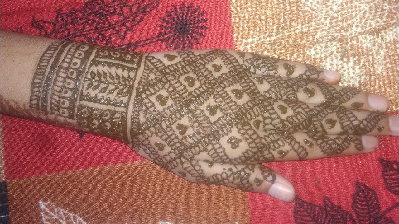 Mehndi , Simple Easy Bridal Mehindi Design - YouTube