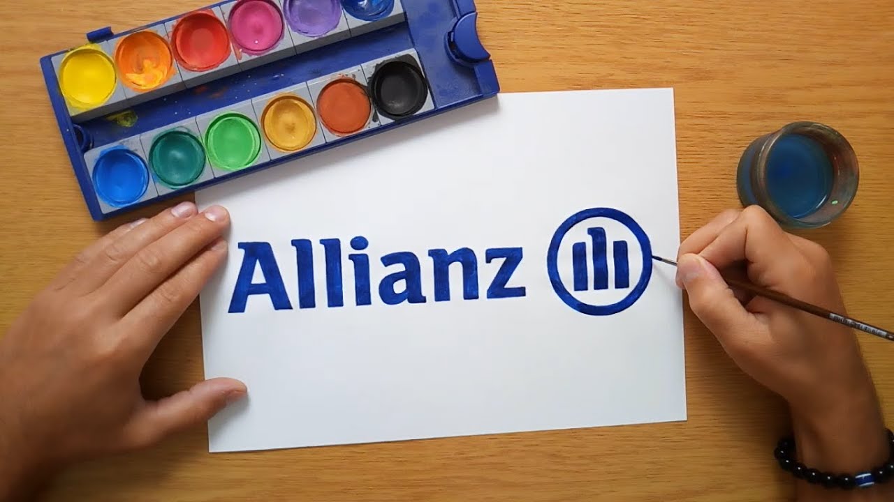 How to draw the Allianz logo - YouTube