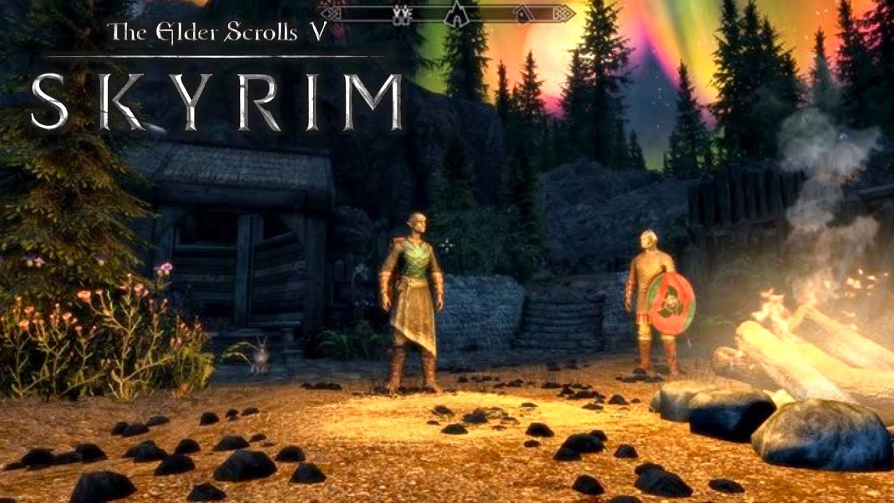 Building Fellburg Part 1: Walls and Guards (Skyrim SE Mod Spotlight ...