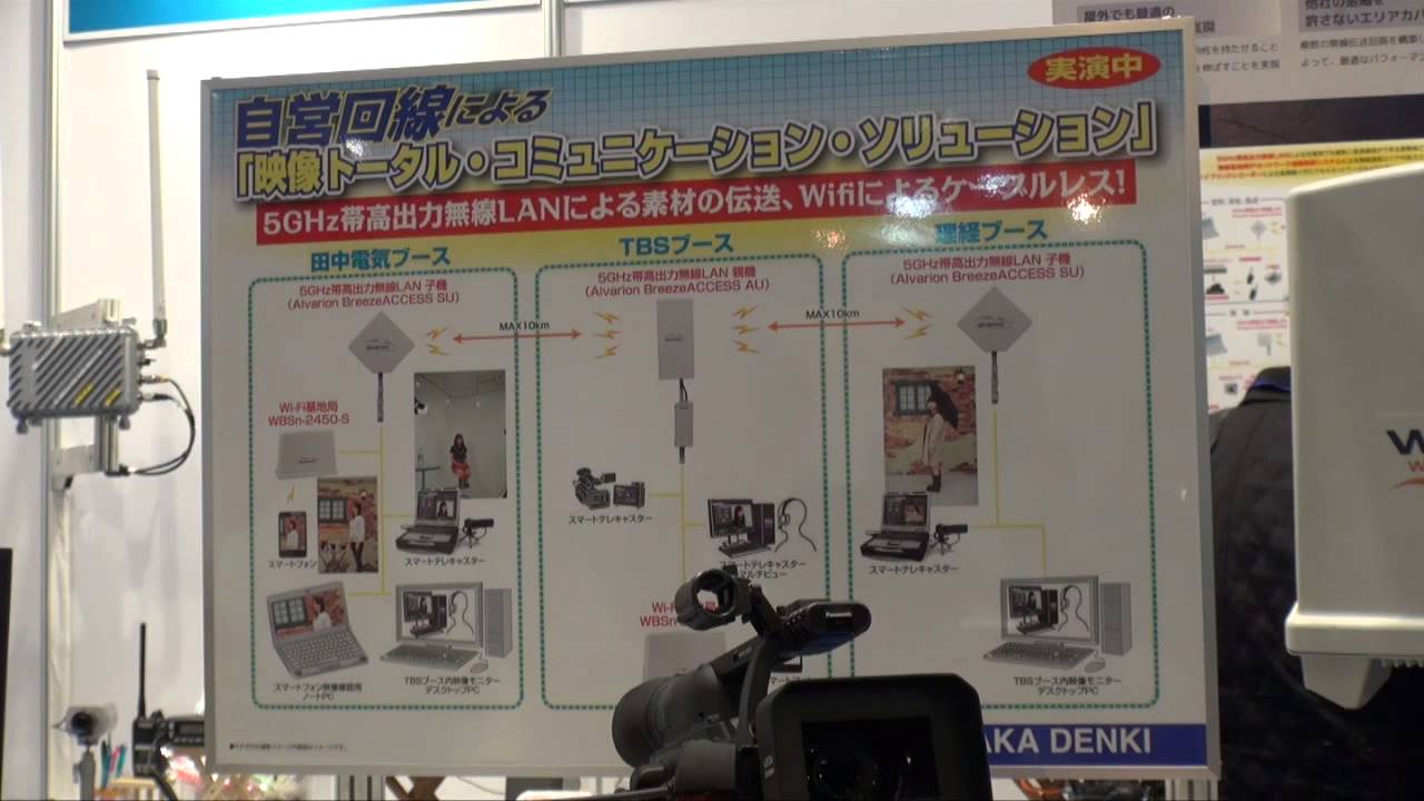 【Inter BEE 2012】田中電気 - YouTube